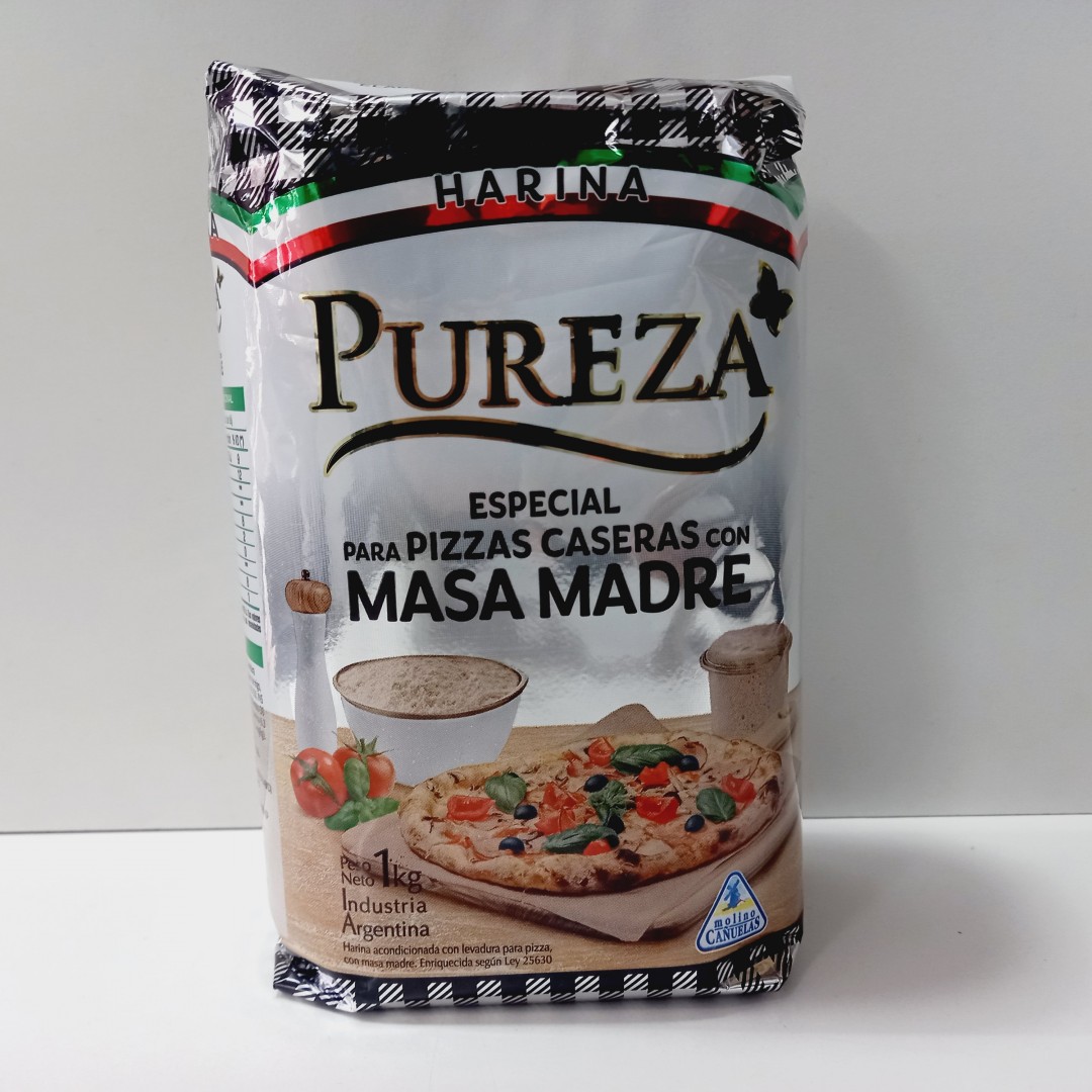 HARINA PUREZA P/PIZZA C/MASA MADRE X 1KG