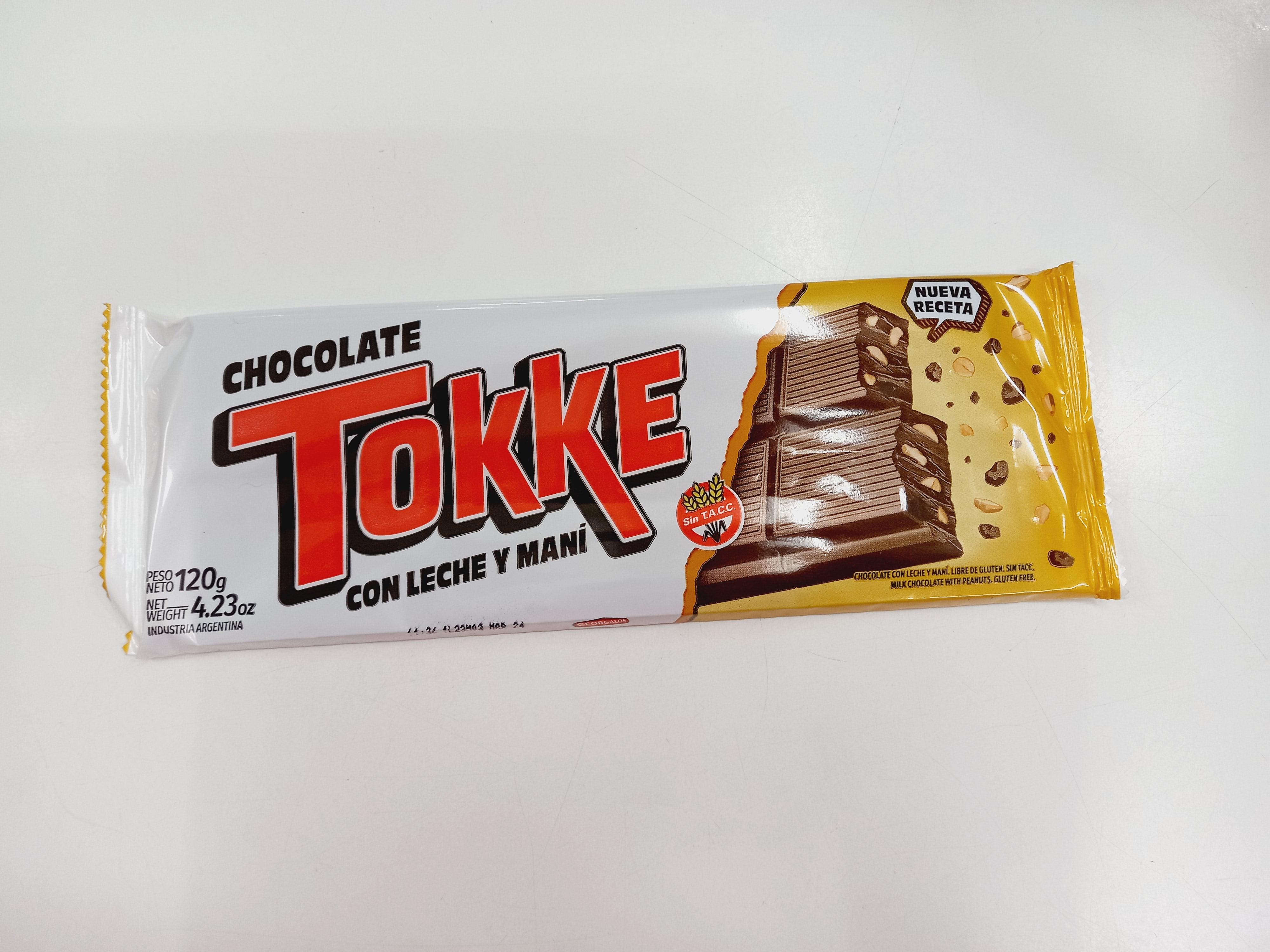 CHOC TOKKE C/MANI X 120GR